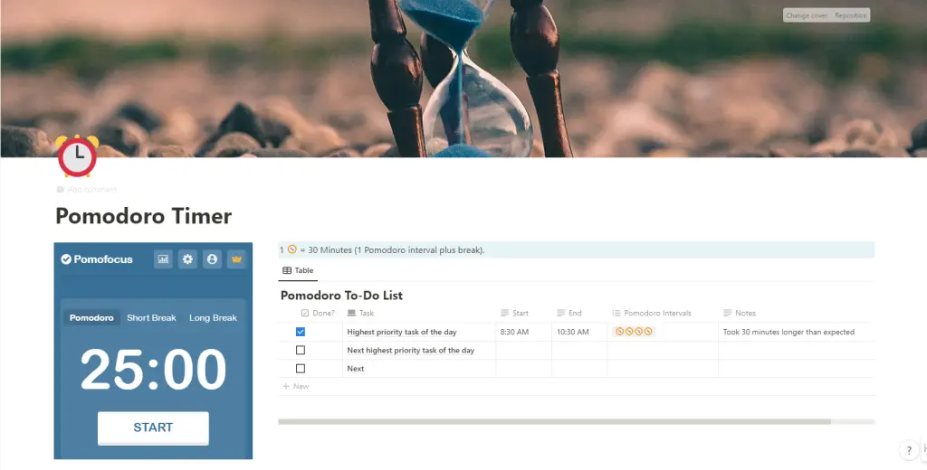 Pomodoro Notion Template: Create A Productivity Tracker | by Organize ...