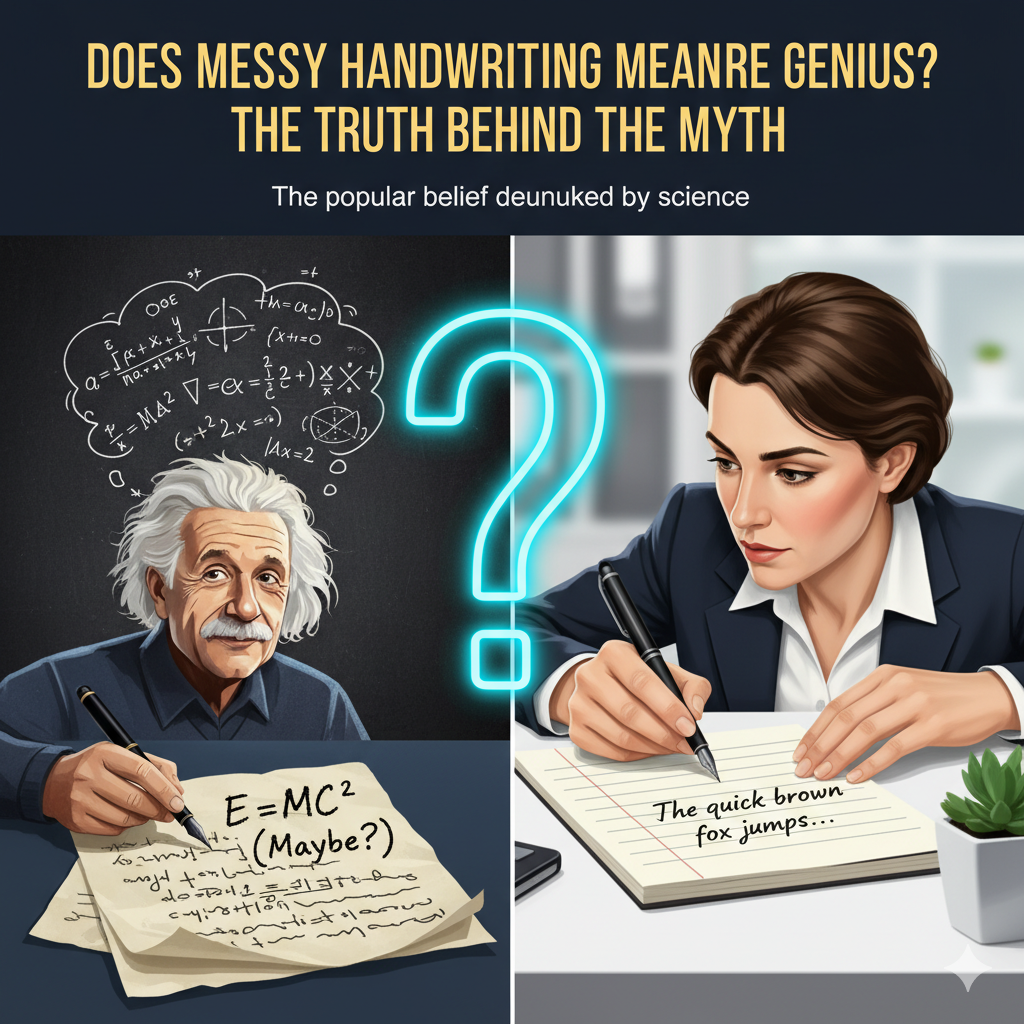 Does Messy Handwriting Mean You’re a Genius? The Truth Behind the Myth ...