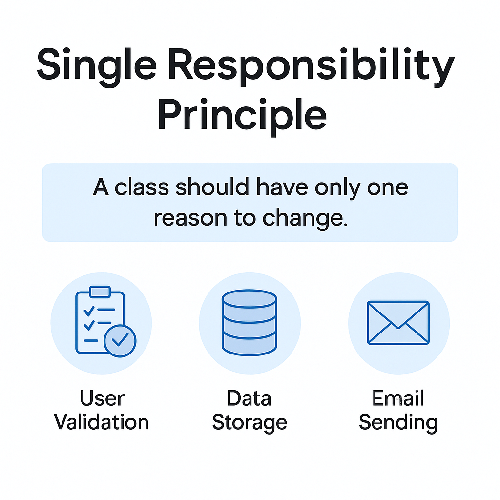 Mastering the Single Responsibility Principle (SRP) — With Hands-On Java Examples & MCQs | by ...