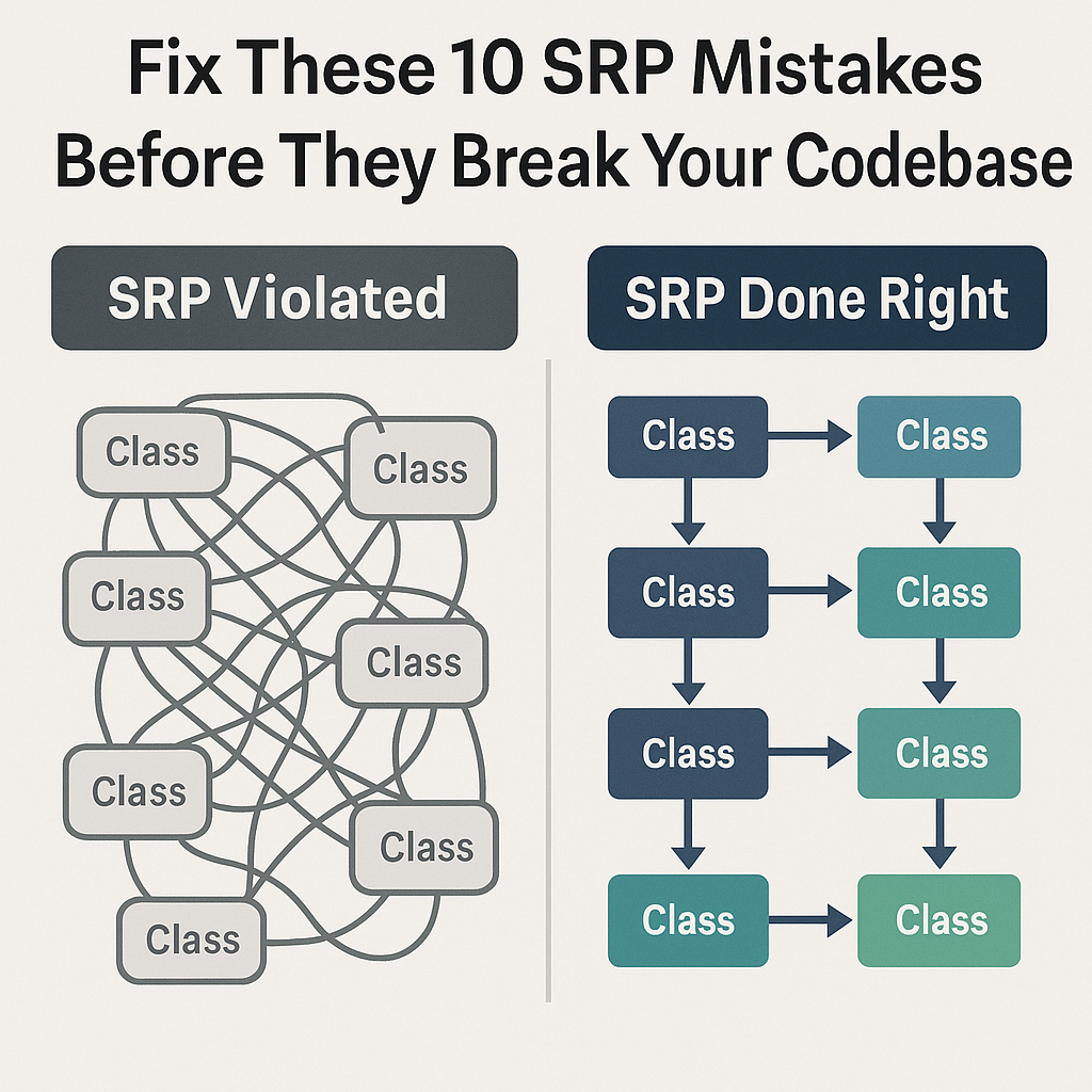 You’re Doing SRP Wrong: 10 Costly Mistakes in C#.NET and How to Fix ...