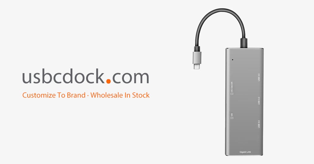 6-Port USB-C Data Hub: Just Simple, Not Simpler | by usbcdock.com | Medium