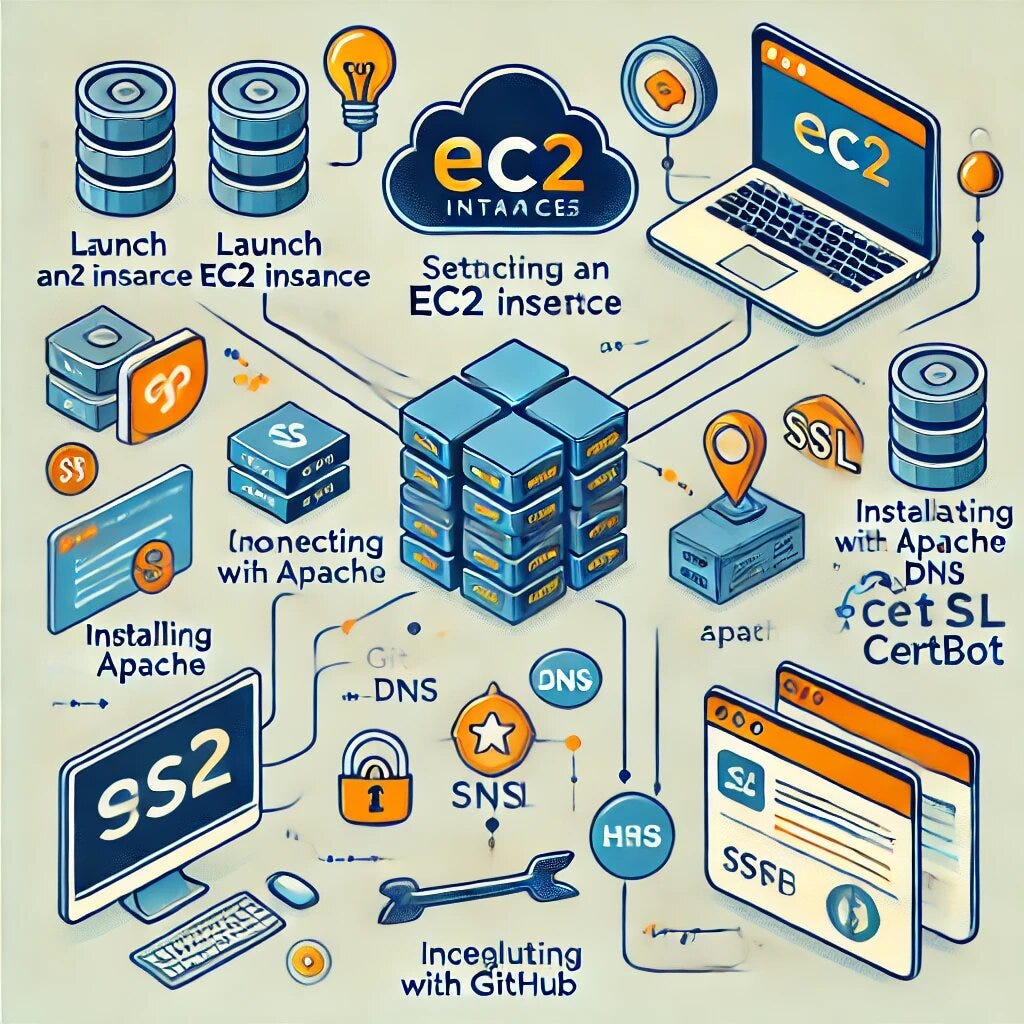 Process for Setting Up an EC2 Instance with SSL, GitHub Integration ...