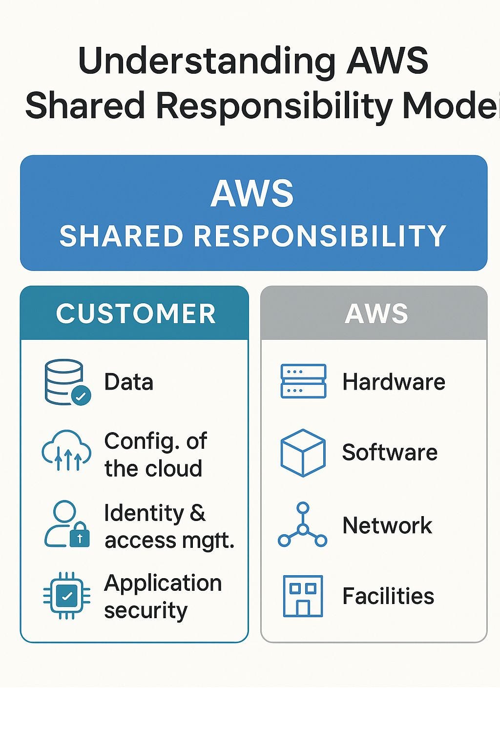 🔐 Understanding the AWS Shared Responsibility Model: Clarifying ...
