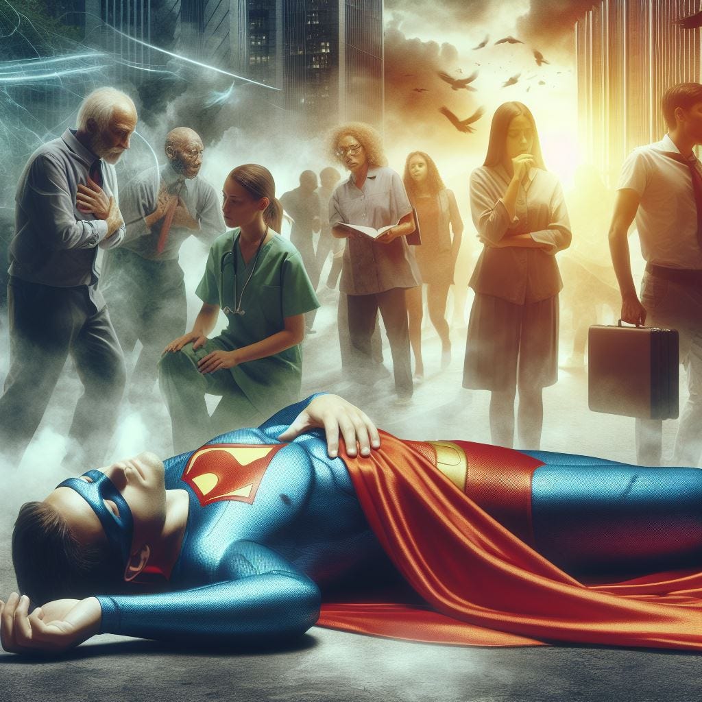 The Superhero Dies: A Memoir, Part II | by Mary@Kansas City | Heart ...