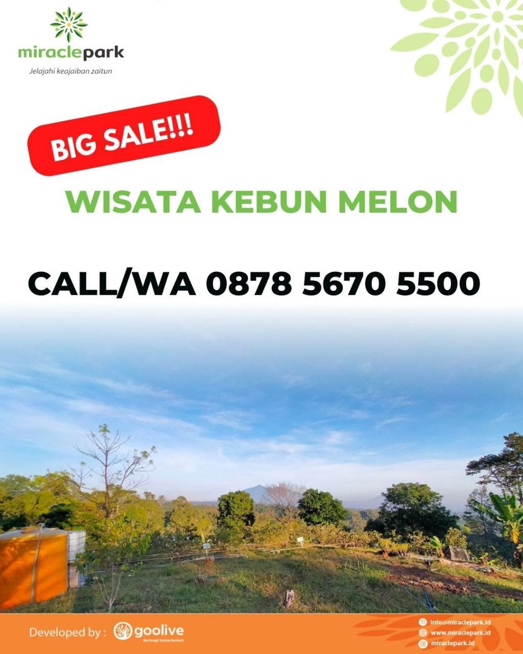 Big Sale, Call 087716485000, Wisata Kebun Melon ...
