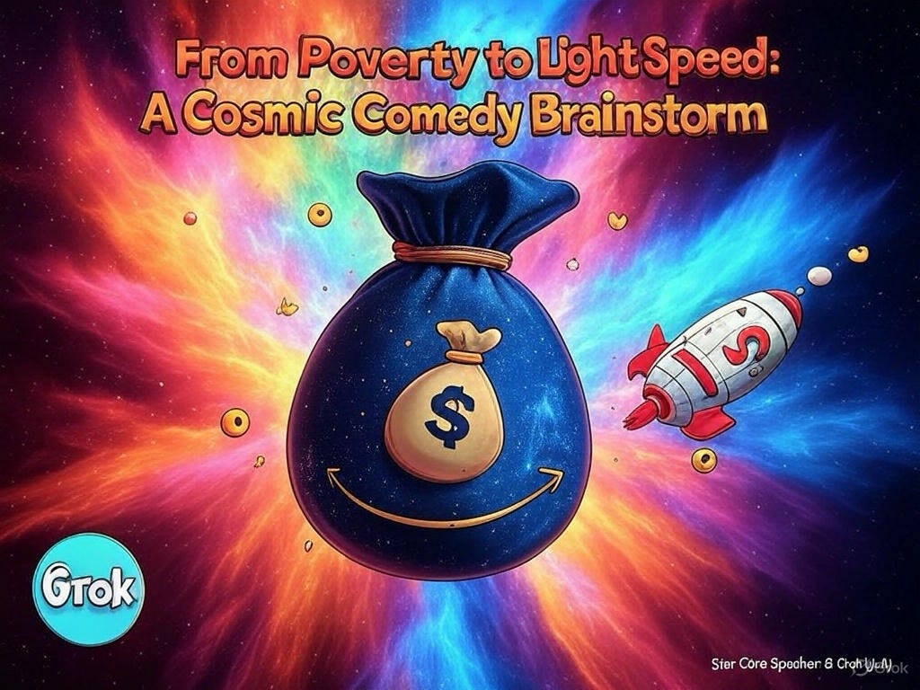 Title: From Poverty to Light Speed: A Cosmic Comedy Brainstorm | by ...
