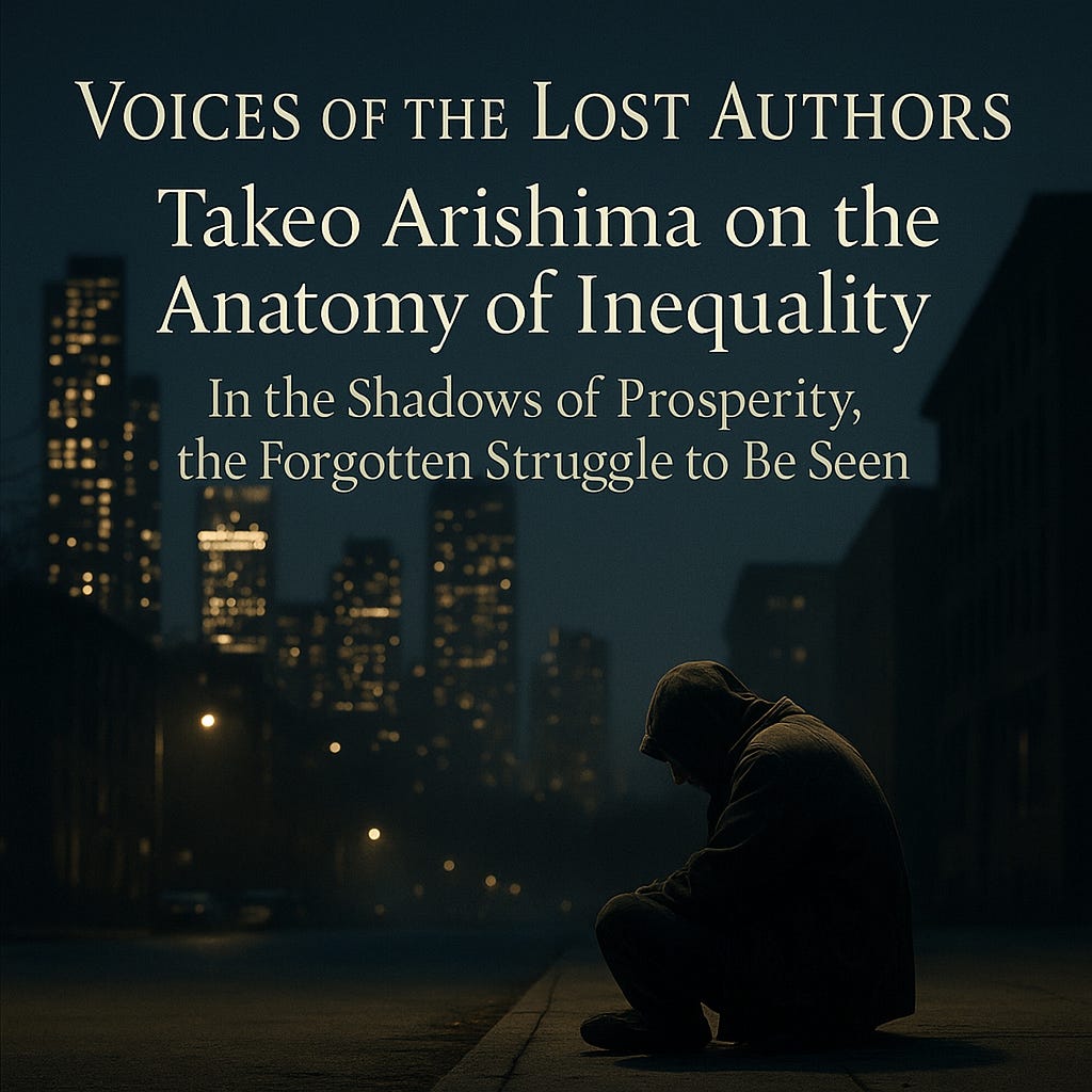 [What if…? Voices of the Lost Authors] Takeo Arishima on the Anatomy of Inequality | by Voices ...