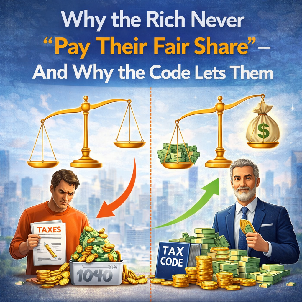 Why the Rich Never ‘Pay Their Fair Share’ — And Why the Code Lets Them ...