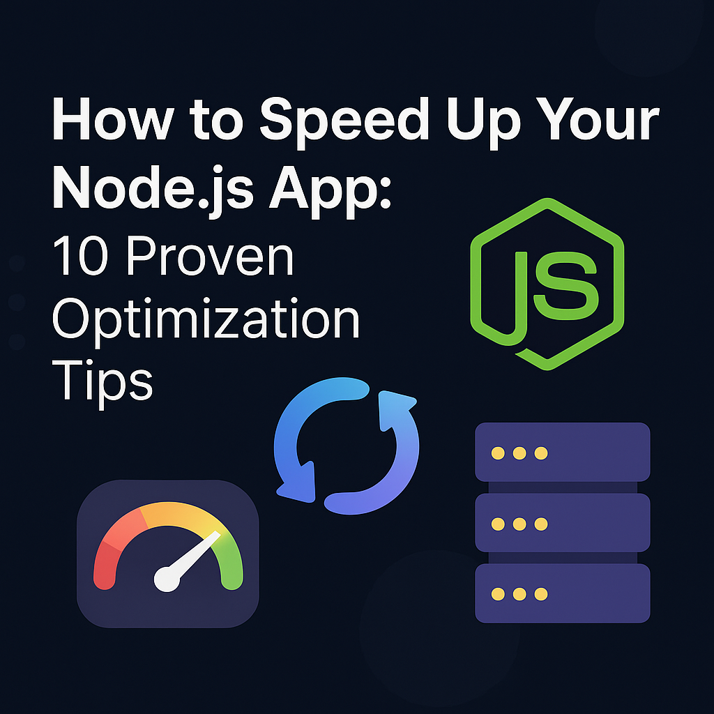 How To Speed Up Your Node Js App 10 Proven Optimization Tips By Somendradev Jul 2025