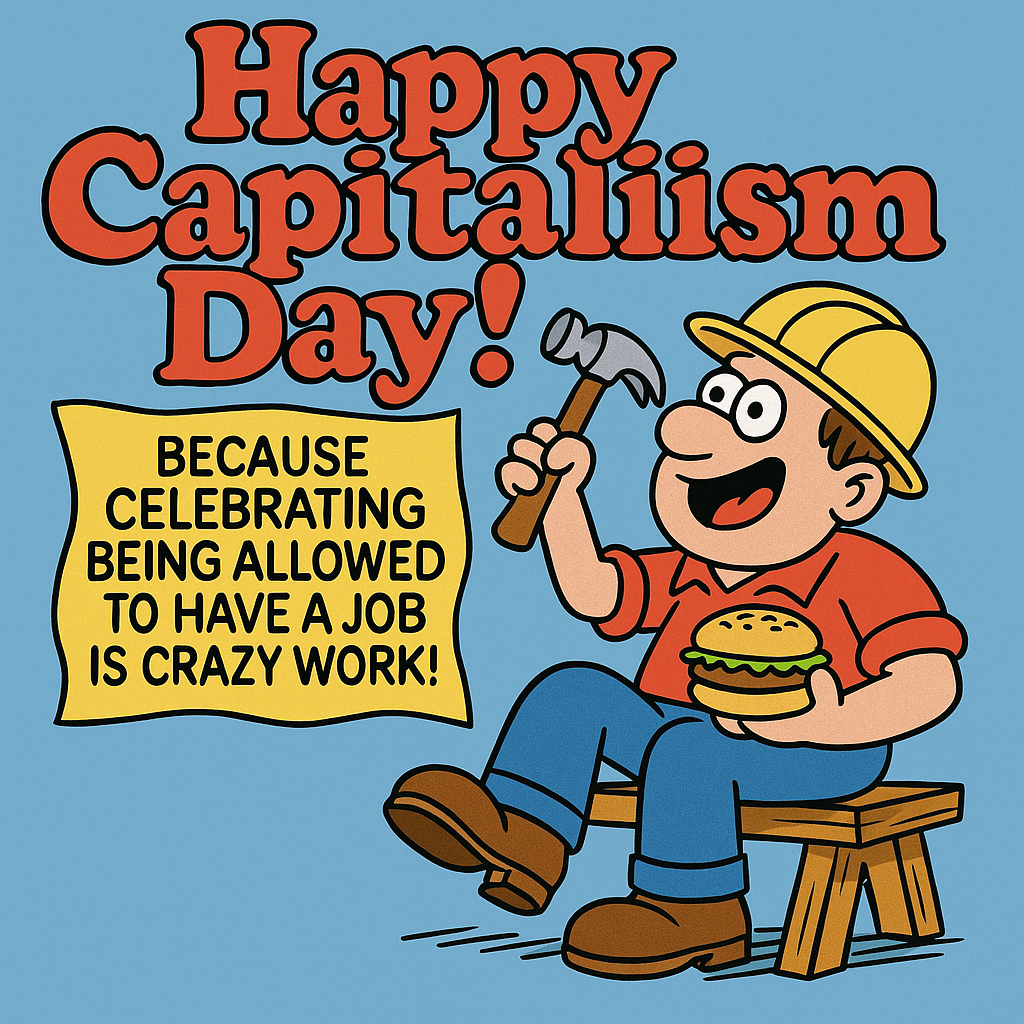Happy Capitalism Day! Because Celebrating Being Allowed to Have a Job ...