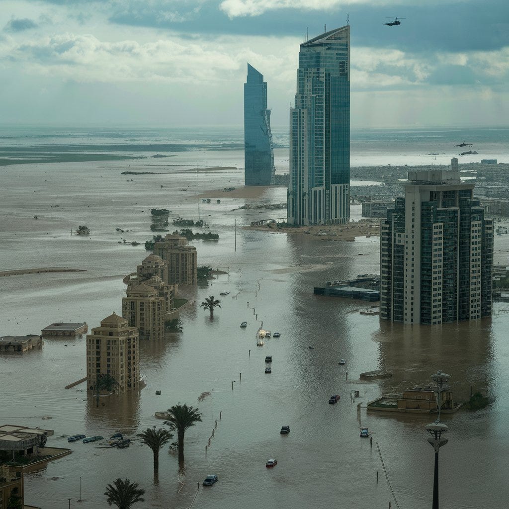 NASA Posts Pics Of Flooded UAE Areas After 6 Billion Cubic Metres Of ...