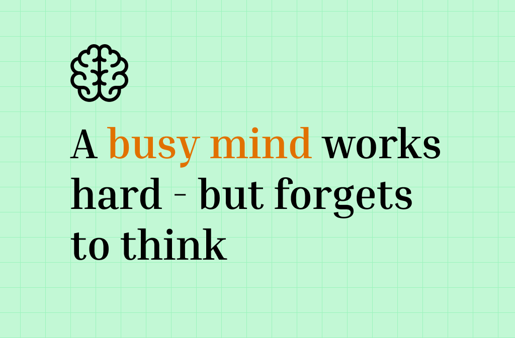 🧠 Busy Mind ≠ Focused Mind. Some people say they’re productive. But ...