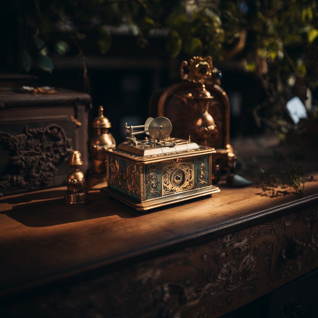 The Echoing Melodies. The old, dusty music box sat in the… | by Oishi ...