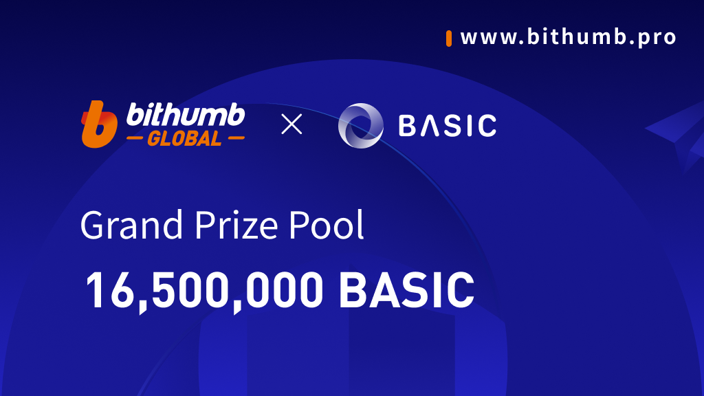 16,500,000 BASIC Grand Prize Pool | by Bithumb Global | Bithumb Global ...