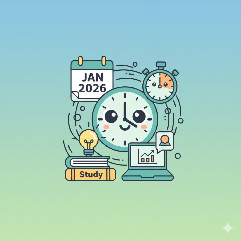 Misc: Work/Study Time-Tracker Jan 2026 | by Alice GJW | Jan, 2026 | Medium