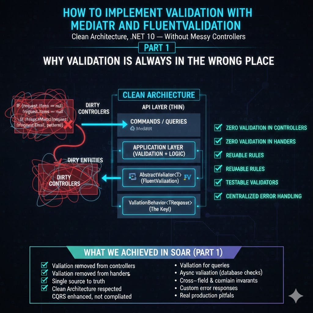 How To Implement Validation With MediatR And FluentValidationClean | by ...