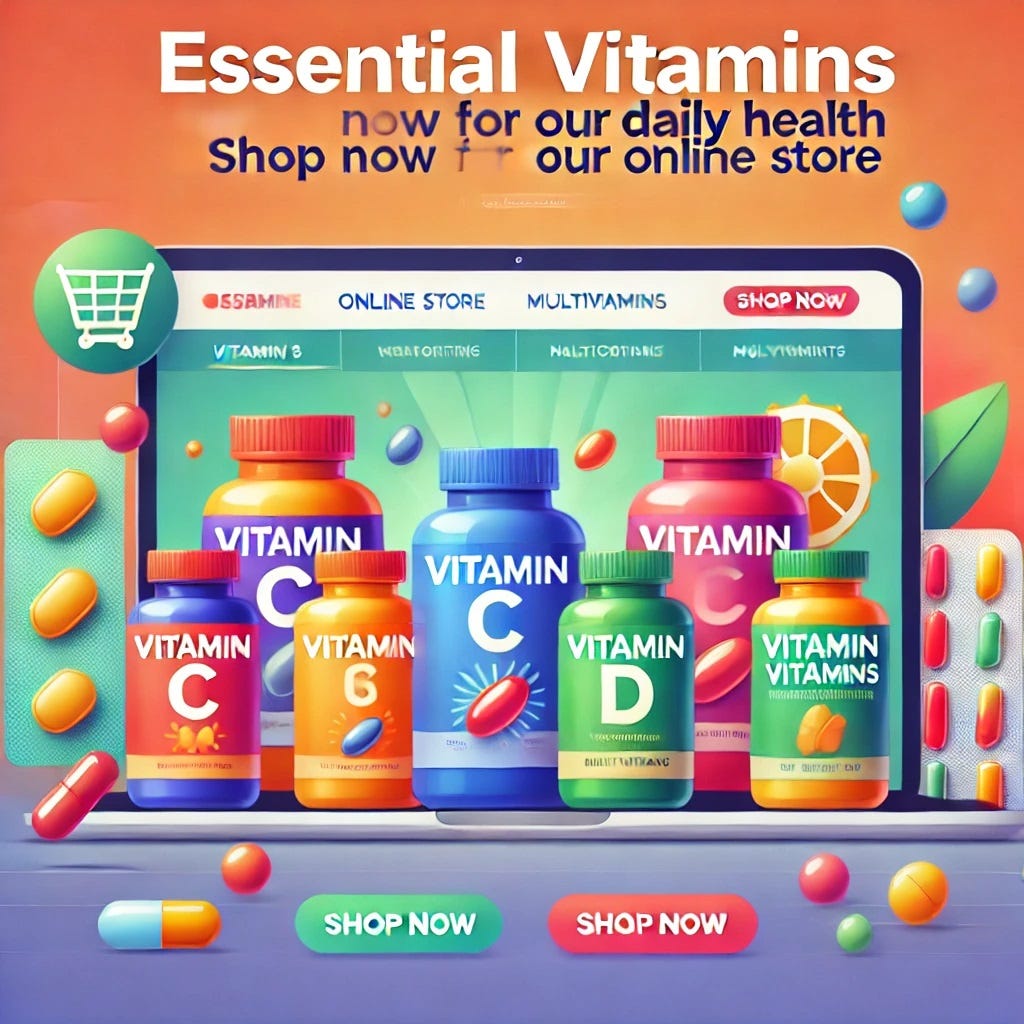 Essential Vitamins for Your Daily Health: Shop Now at Online Store | by ...