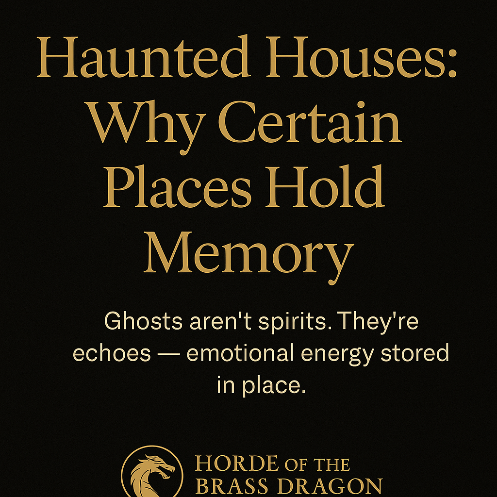 Haunted Houses: Why Certain Places Hold Memory | by Horde of the Brass ...