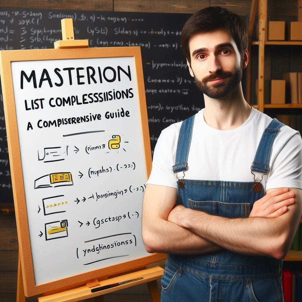 Mastering Python List Comprehensions: A Comprehensive Guide | by Sohit ... Mastering Python List Comprehensions: A Comprehensive Guide | by Sohit ...