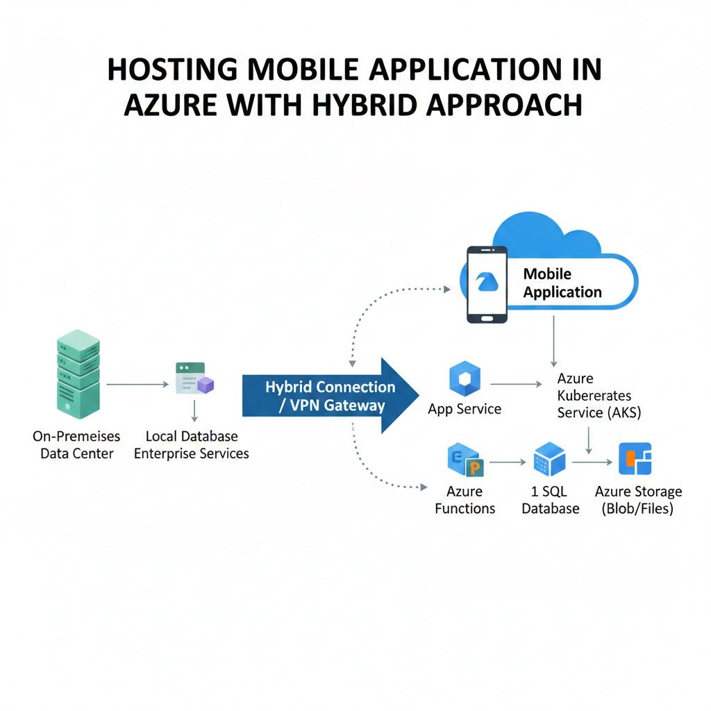 How To Hosting Mobile Application in Azure With Hybrid Approach? | by ...