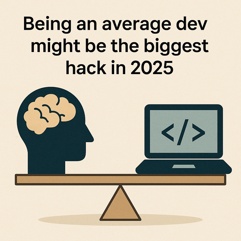 Being an average dev might be the biggest hack in 2025 | by Devlink ...