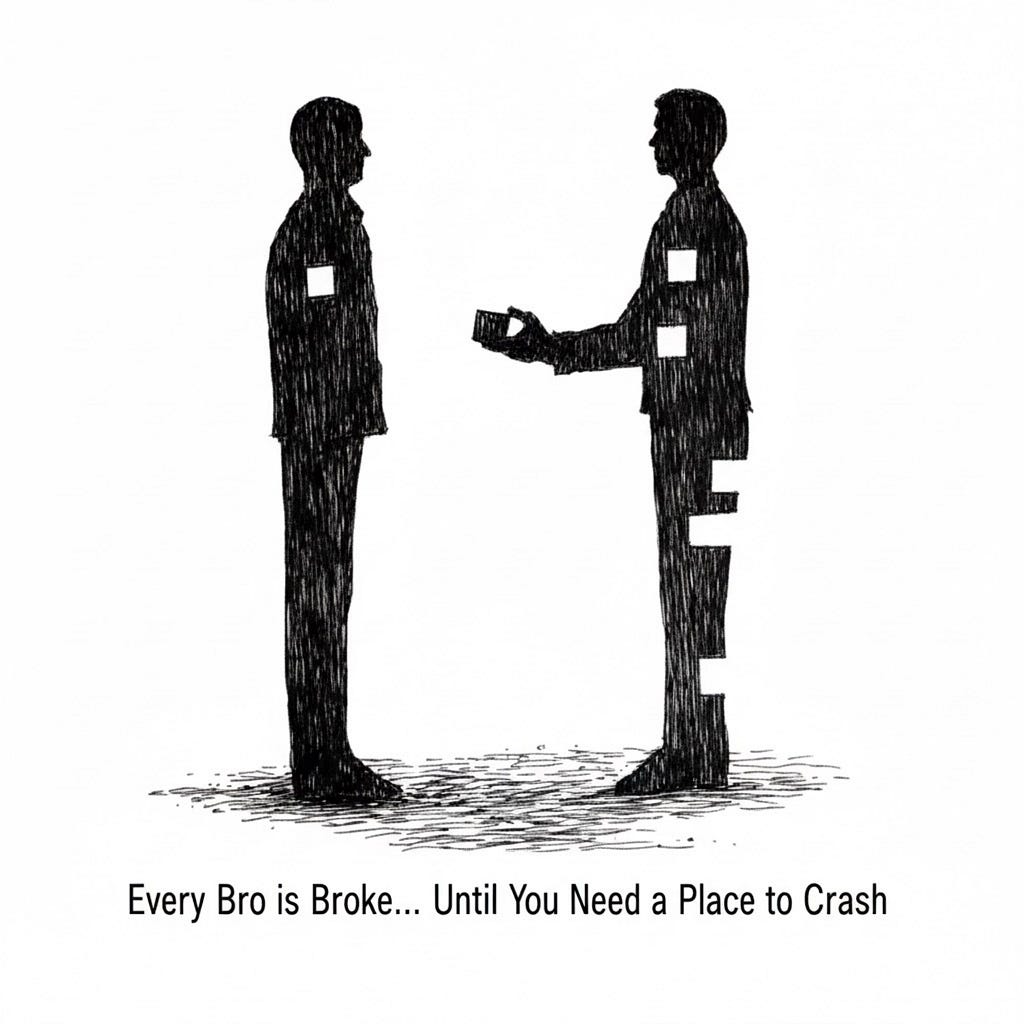Bro Code ###: Every Bro is Broke… Until You Need a Place to Crash | by ...