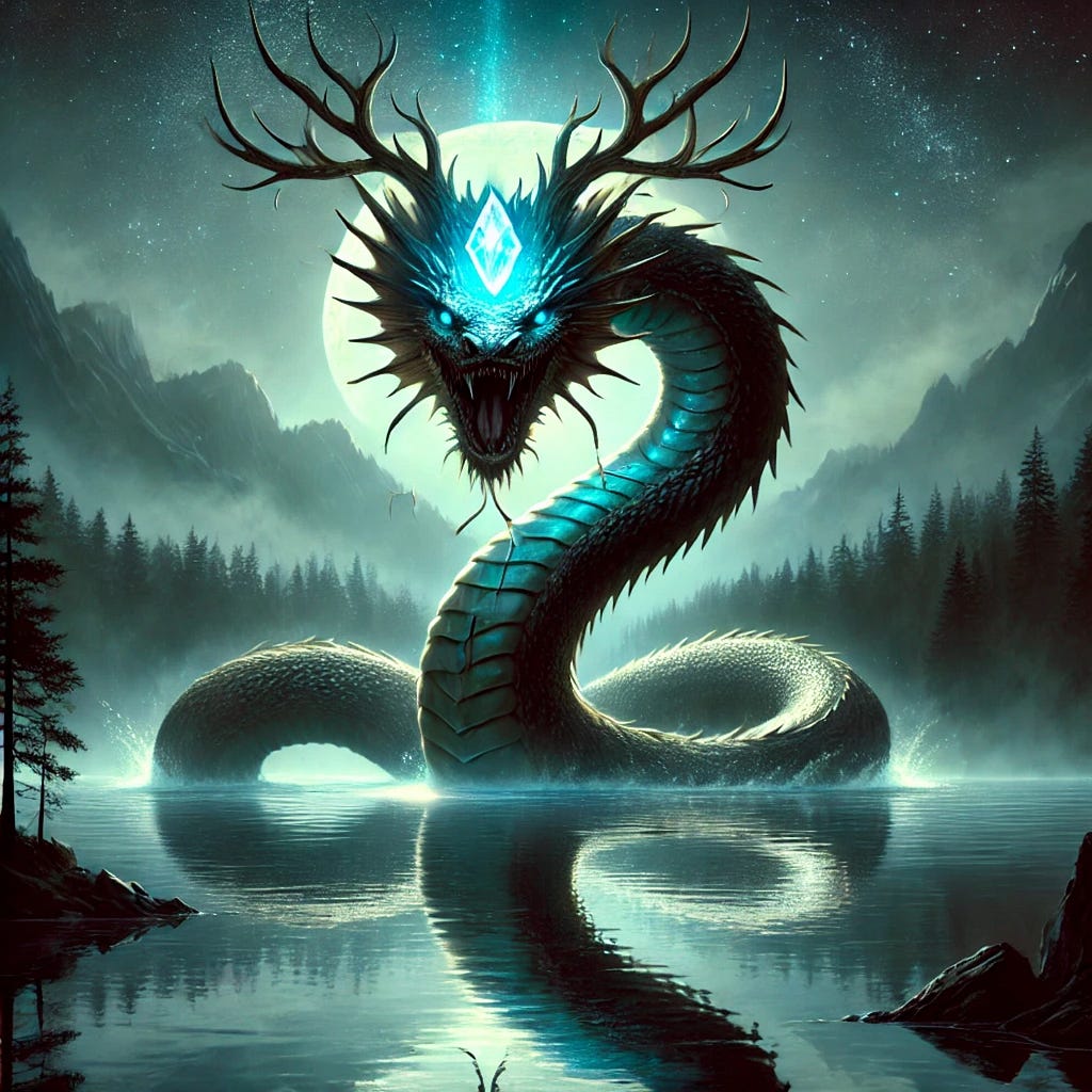 The Serpent in the Lake. By: Timothy Borchert | by Tim Borchert | Medium
