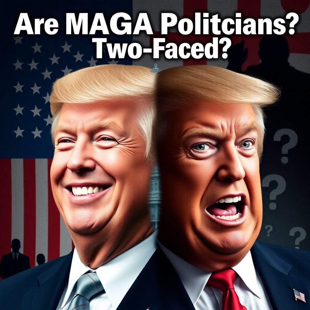 “Are MAGA Politicians Two-Faced? A Critical Look in the Current ...