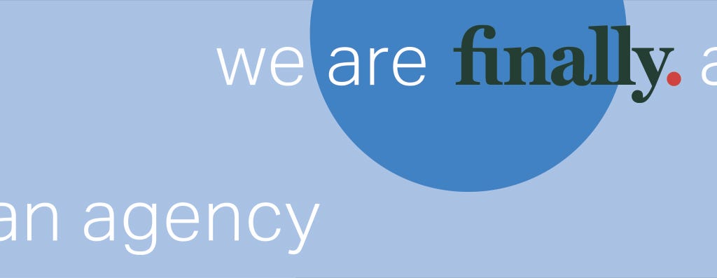 we are finally. an agency. 12,5 jaar geleden van gestart gegaan… | by ...