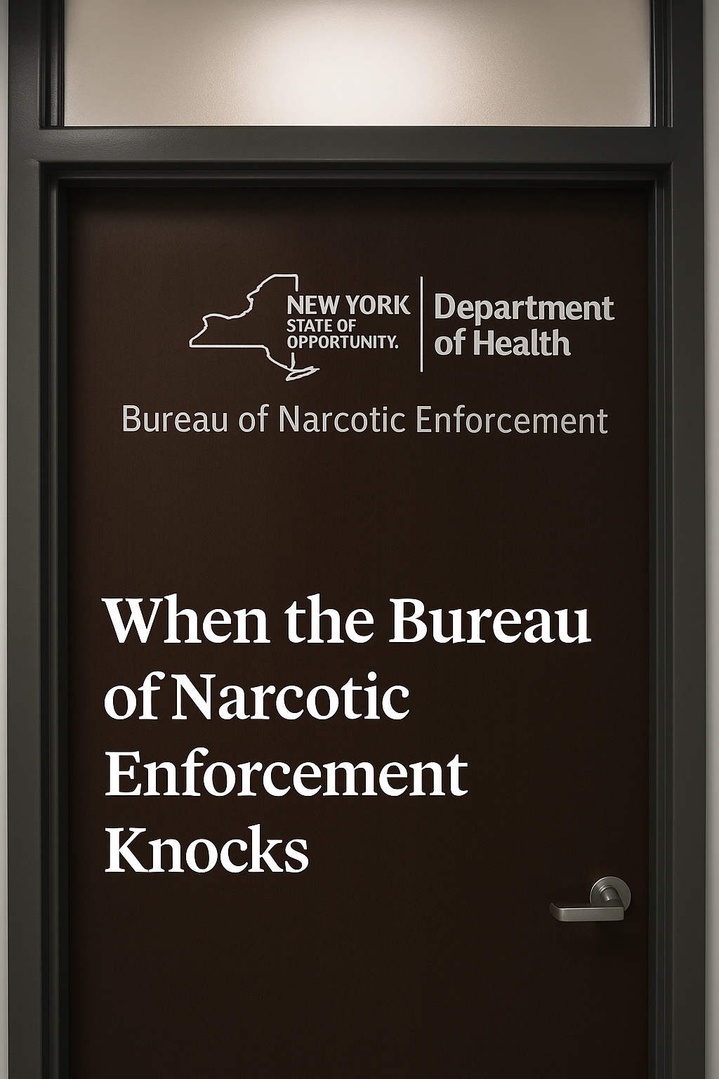 When the Bureau of Narcotic Enforcement Knocks: What It Means and What ...