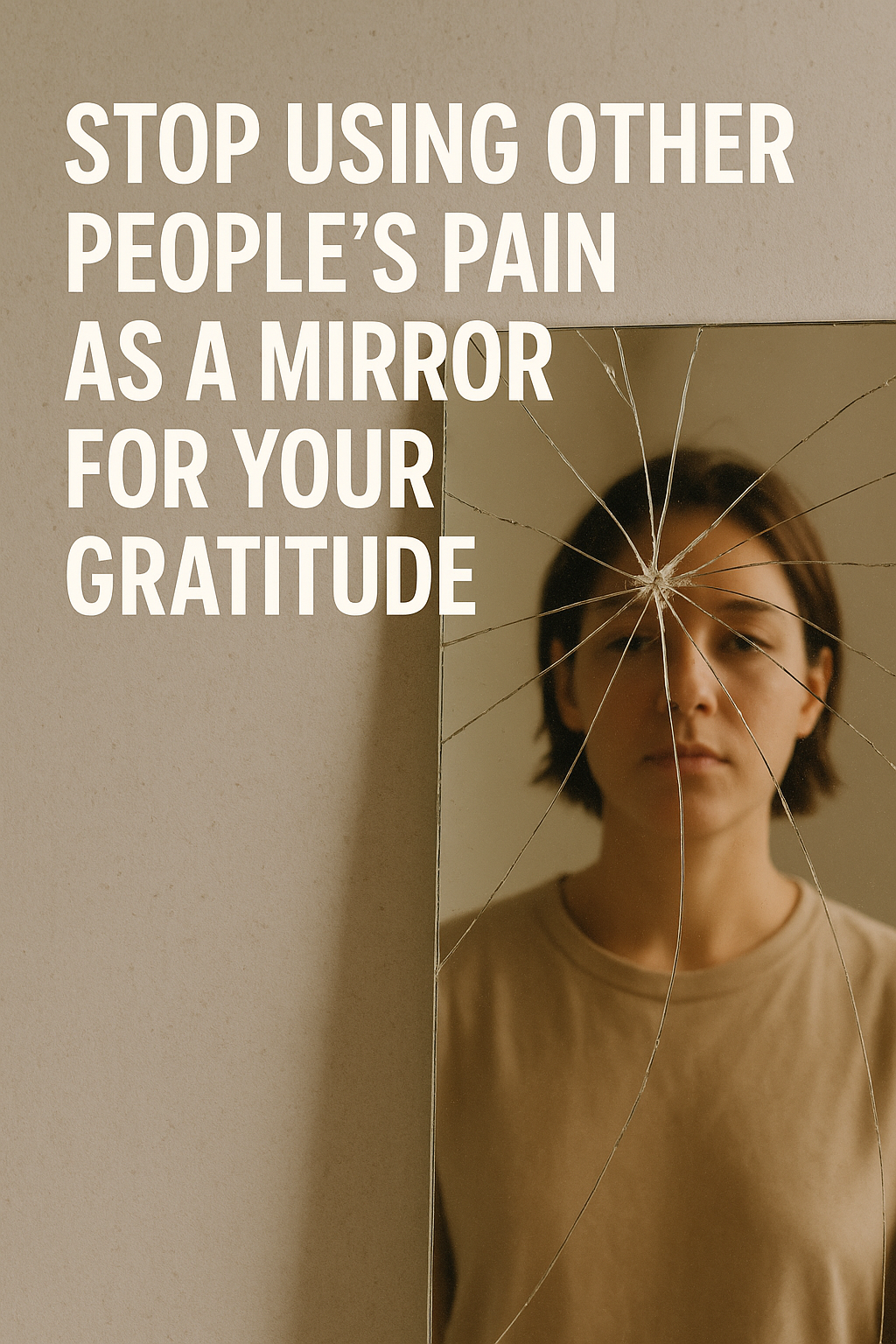 Stop Using Other People’s Pain as a Mirror for Your Gratitude | by The ...