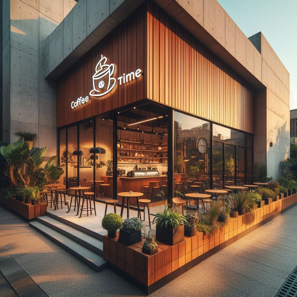 تصميم كوفي شوب خارجي. أفكار تصميم كوفي شوب خارجي | by SMDDECORATION ...