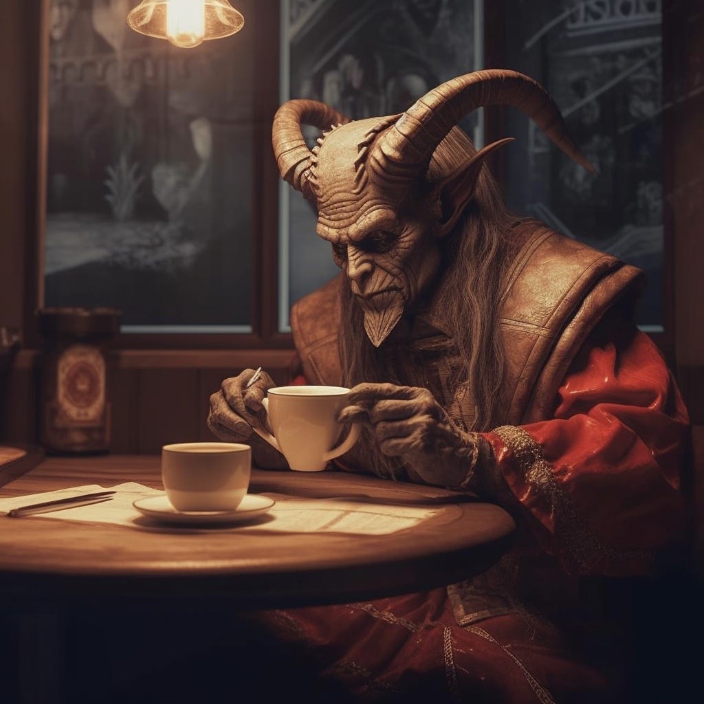 George, the Orc barista: Demon - Jason Delph - Medium