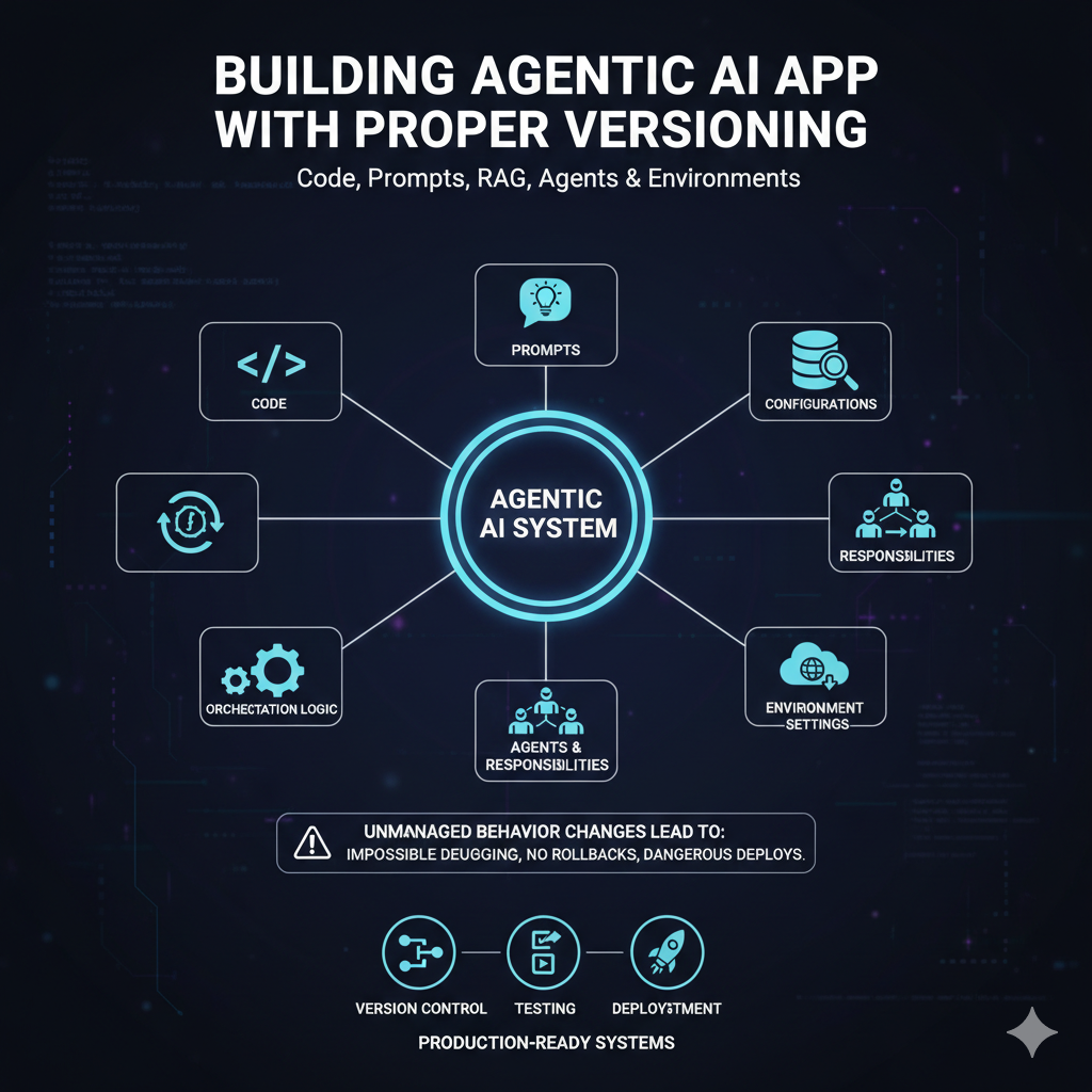 Building an Agentic AI App with Proper Versioning (Code, Prompts, RAG ...
