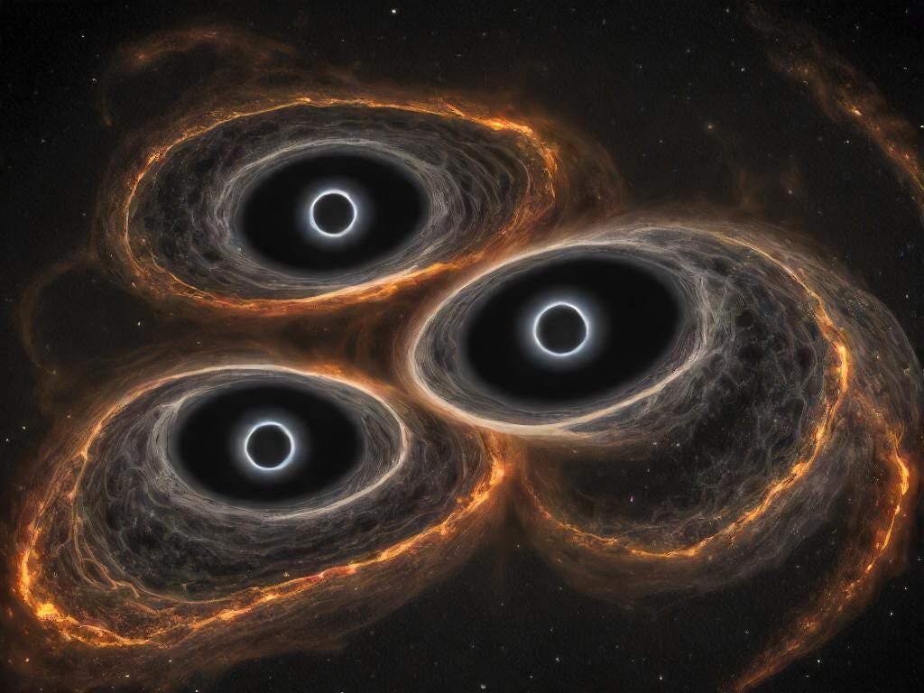 The Cosmic Symphony: Evidence of Gravitational Waves from Supermassive Black Hole Collisions ...