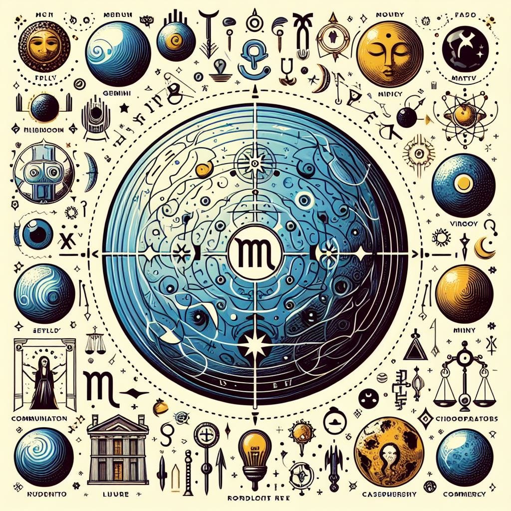 Mercury Conjunct Juno in Houses. In the rich tapestry of astrology, the… | by Hermes Astrology ...