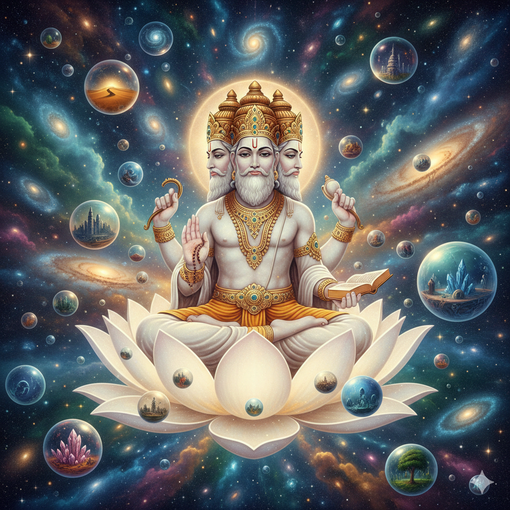 The Four-Headed God of Hinduism - Lord Brahma | Pen With Paper