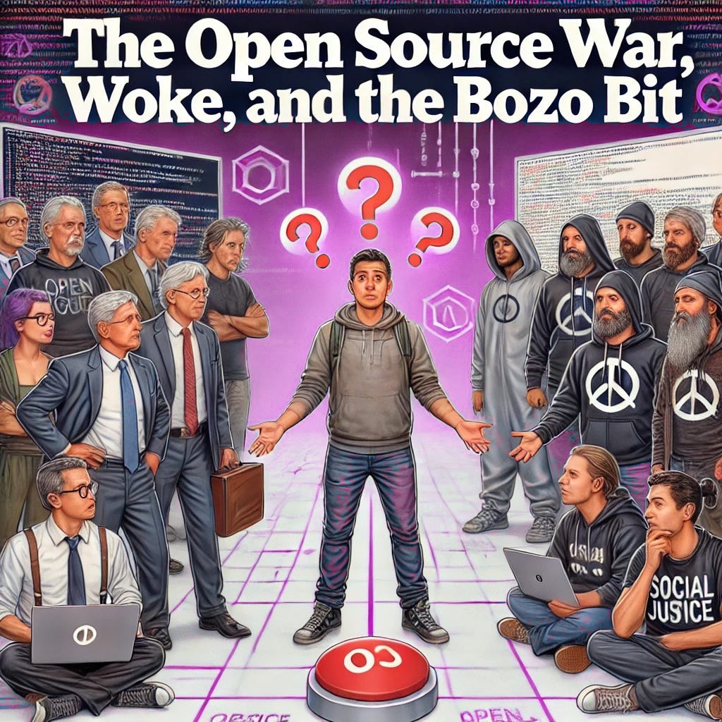 The Open Source War, Woke, and the Bozo Bit: Part 3 | by Tcoztech | Aug ...