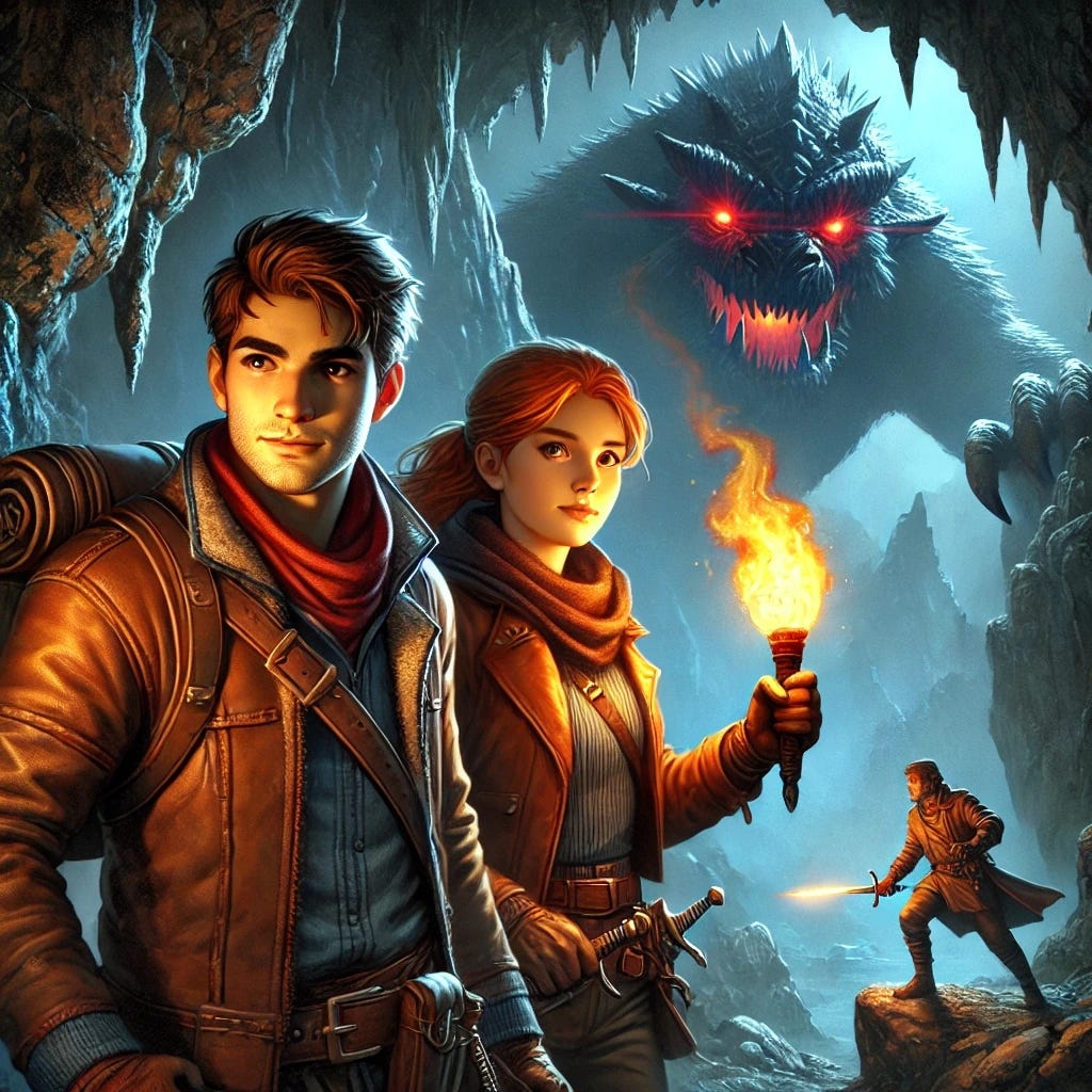 Adventure in the Cave. Three wild friends, Laila, Sami and… | by Sara ...
