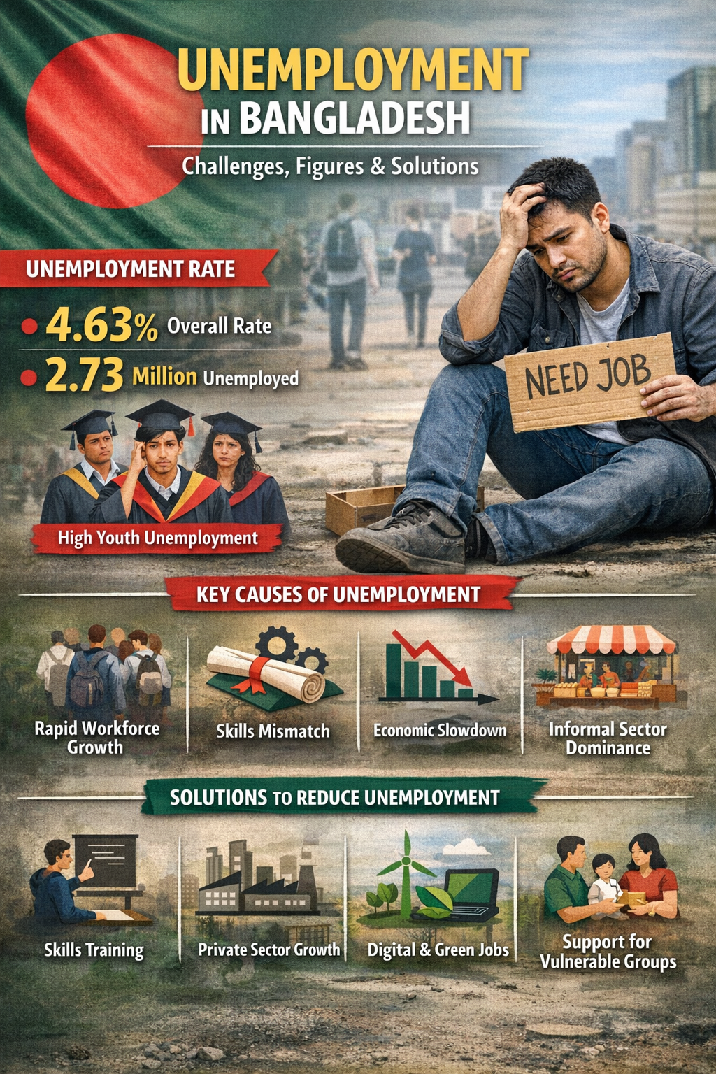 Unemployment in Bangladesh: Challenges, Figures & Real Solutions ...
