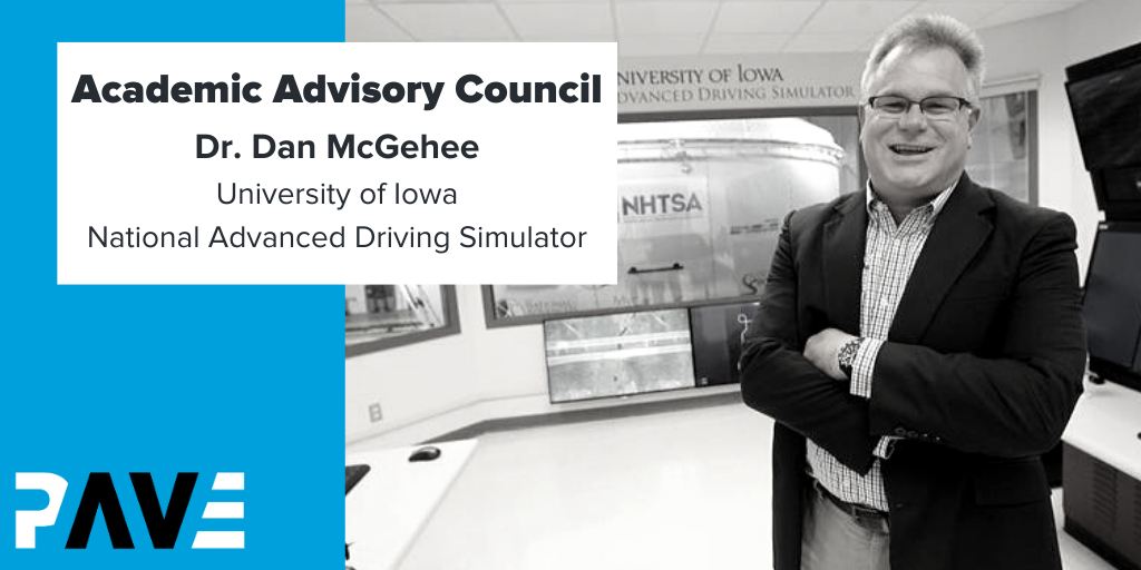 Academic Advisory Council: Dr. Daniel McGehee | by PAVE Team | PAVE ...