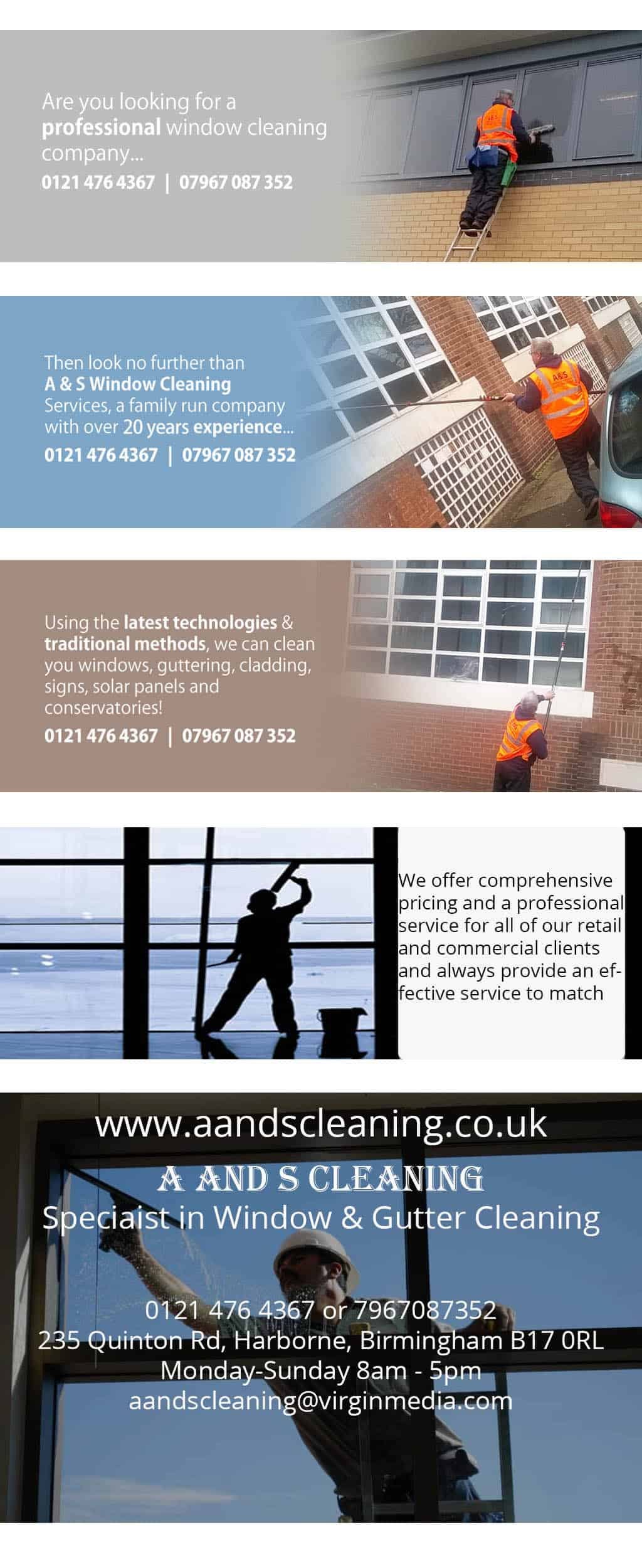 Window Cleaning Solihull - A & S Window Cleaning Services LTD - Medium