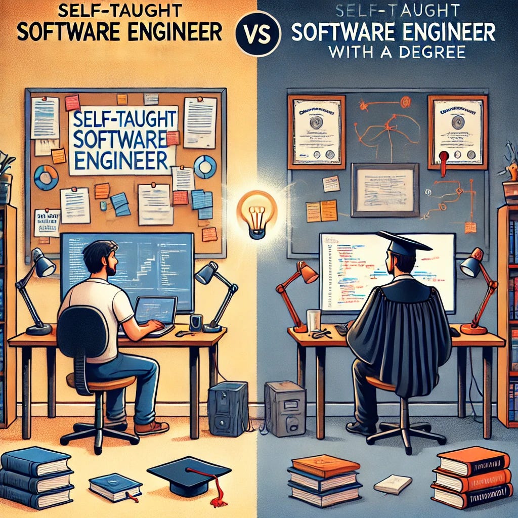 Self-Taught vs. Degree: A Comparison of Software Engineering Journeys ...