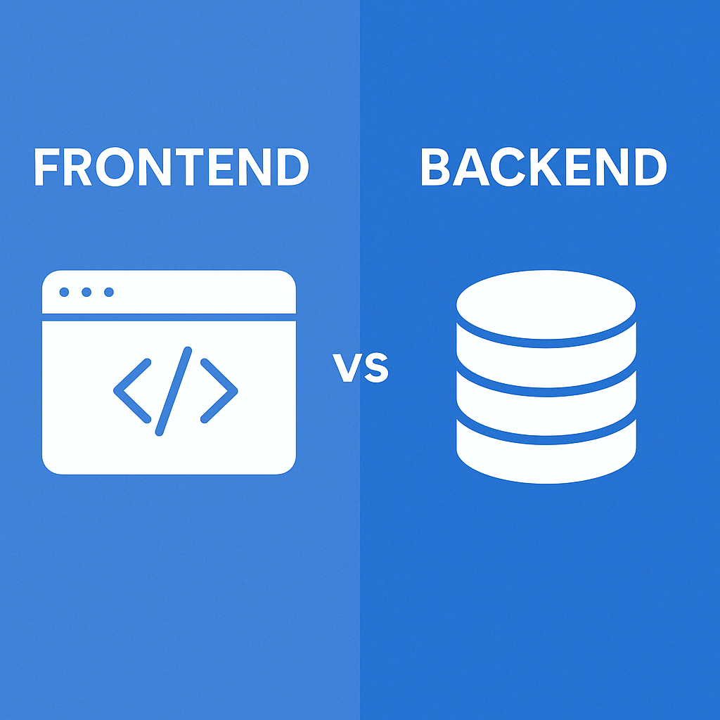🧠 Frontend vs Backend: What’s the Difference in Web Development? | by ...