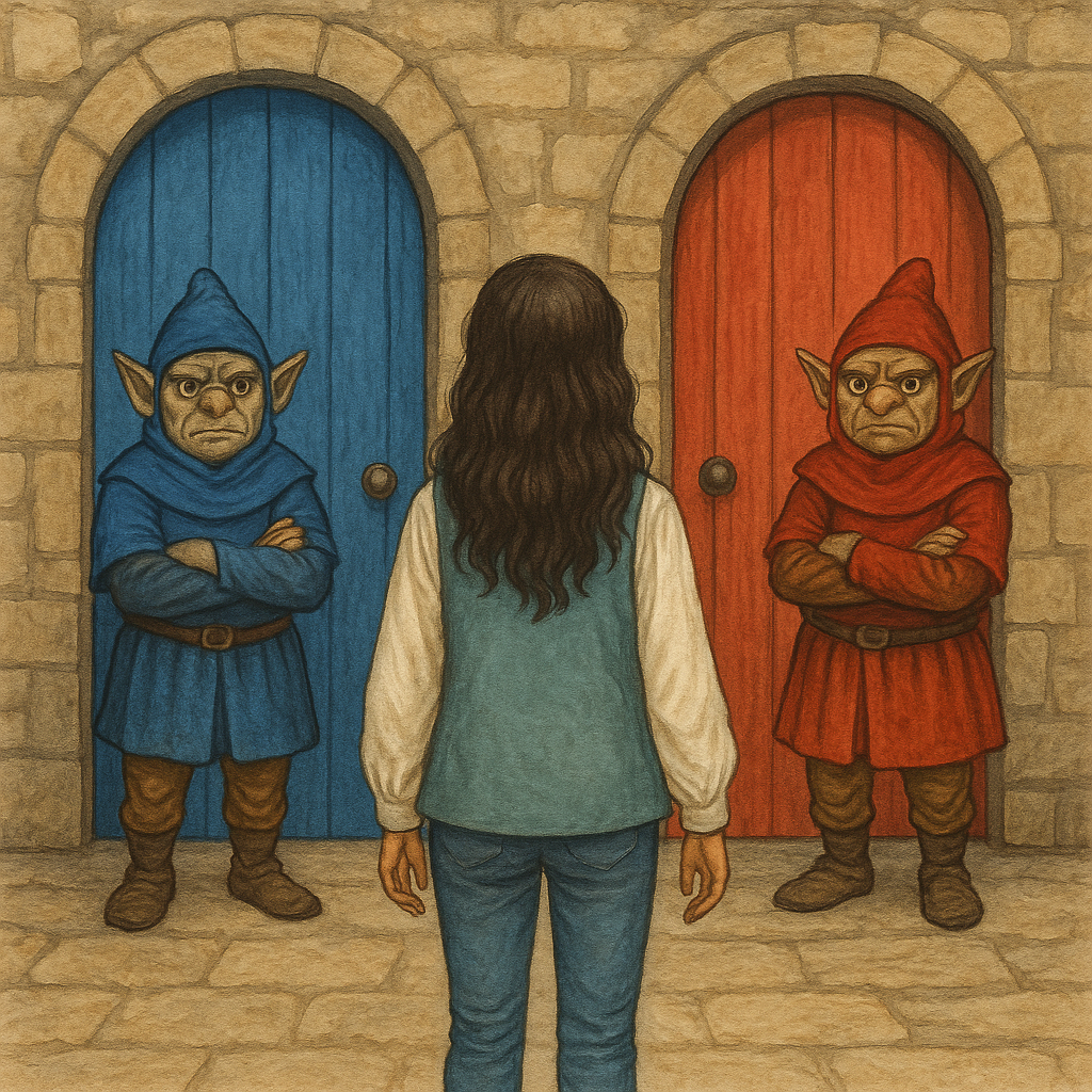The Puzzle of Two Doors: Life or Death | by Niyaz KC | Puzzle Sphere ...