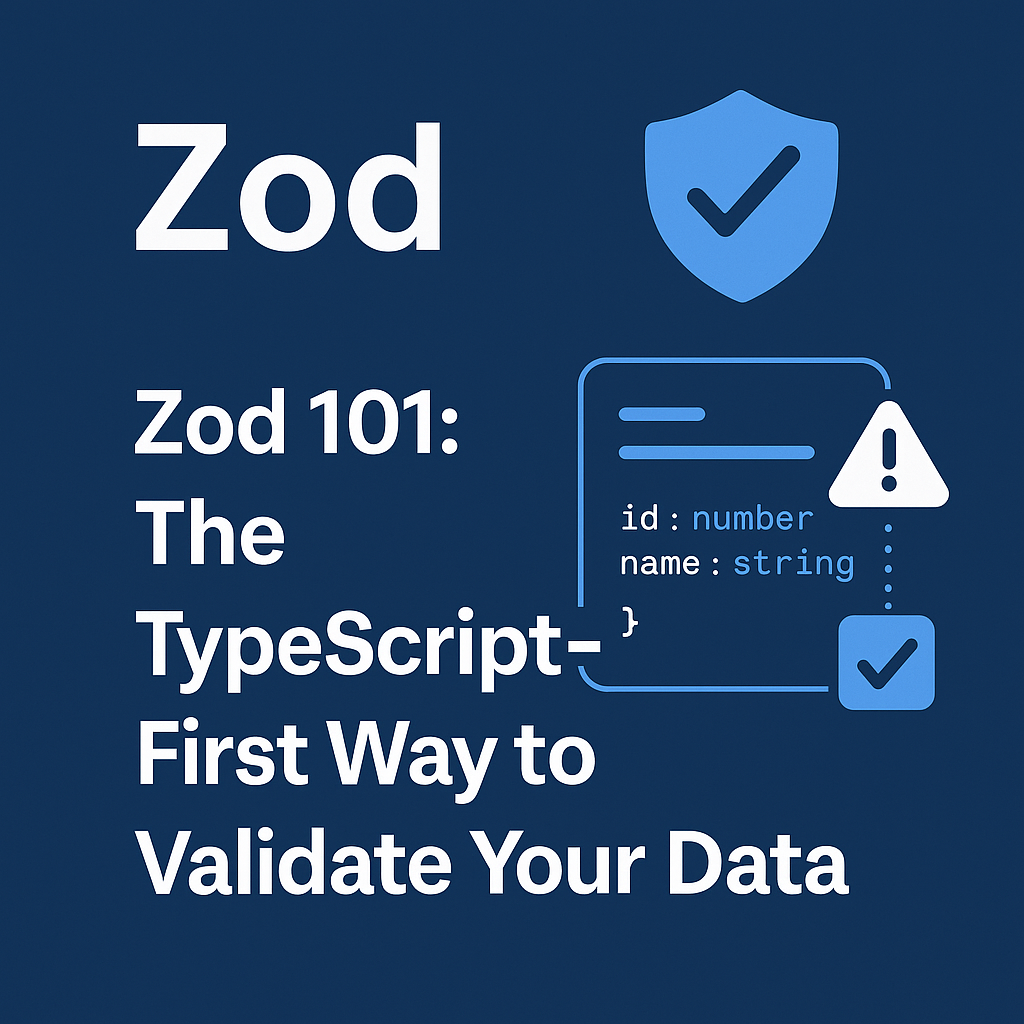 🛡️ Zod 101: Type-Safe Data Validation with Ease | by Amir Hossein Hosseiny | Jun, 2025 | Medium