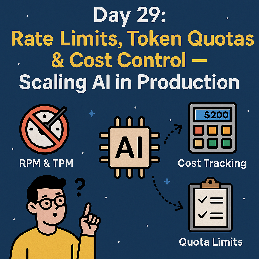 Day 29: 💰 Rate Limits, Token Quotas & Cost Control — Scaling AI in ...