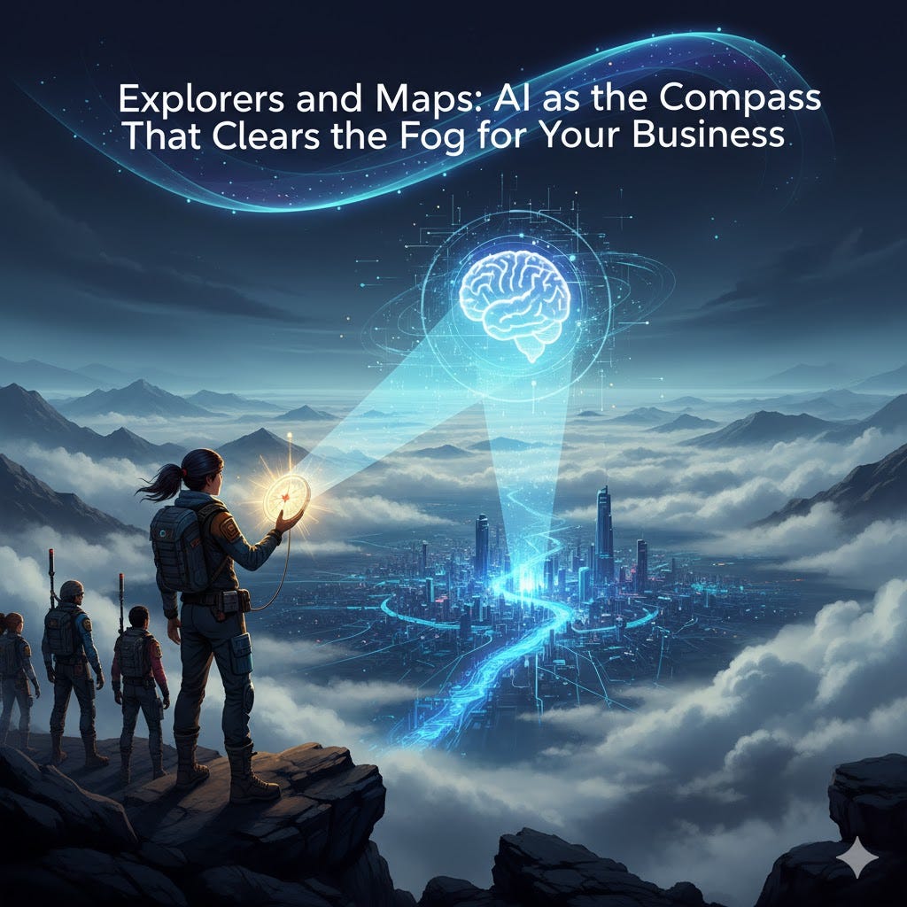 Explorers and Maps: AI as the Compass That Clears the Fog for Your ...