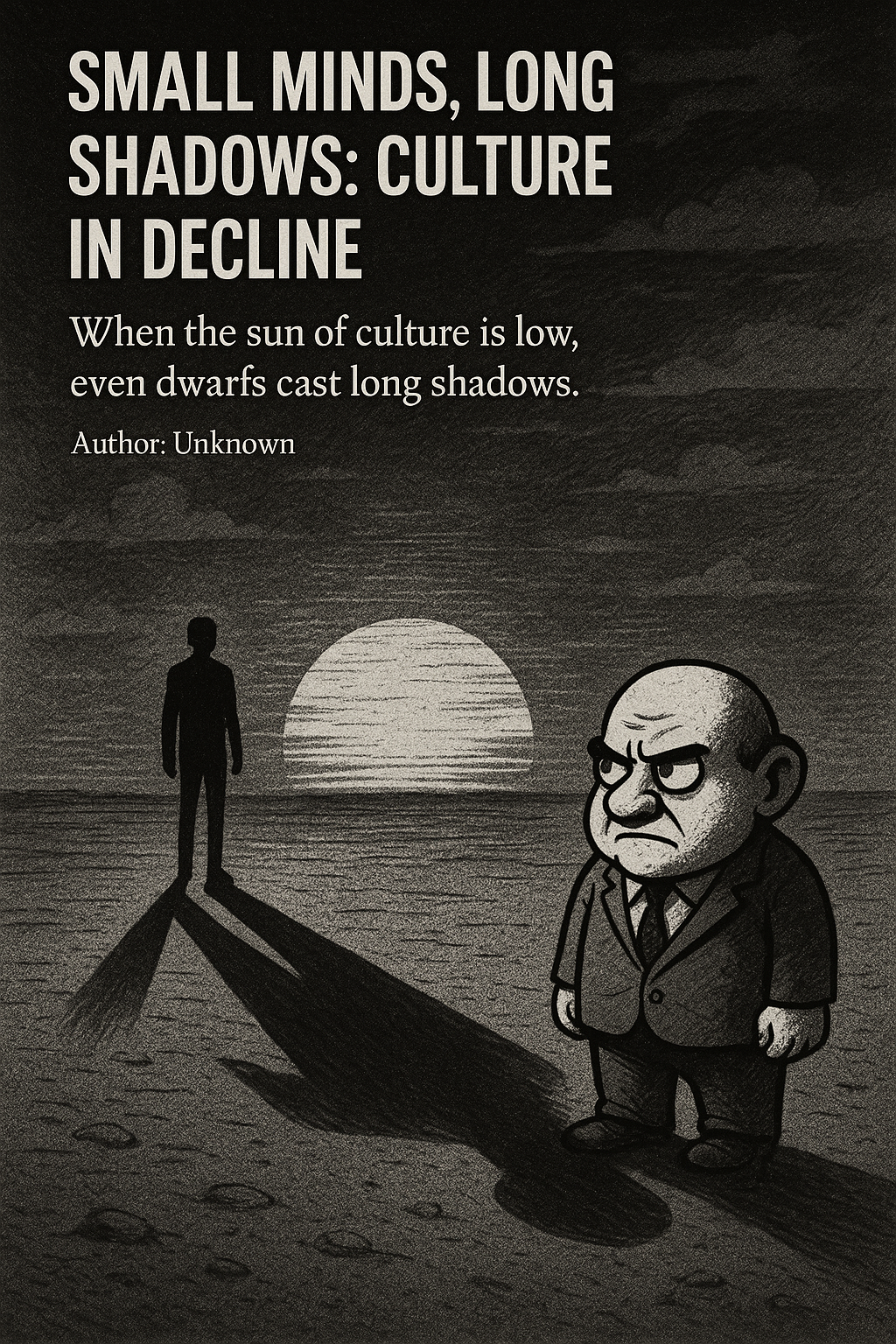 Small Minds, Long Shadows: Culture in Decline | by Thiti Teerachin | Medium
