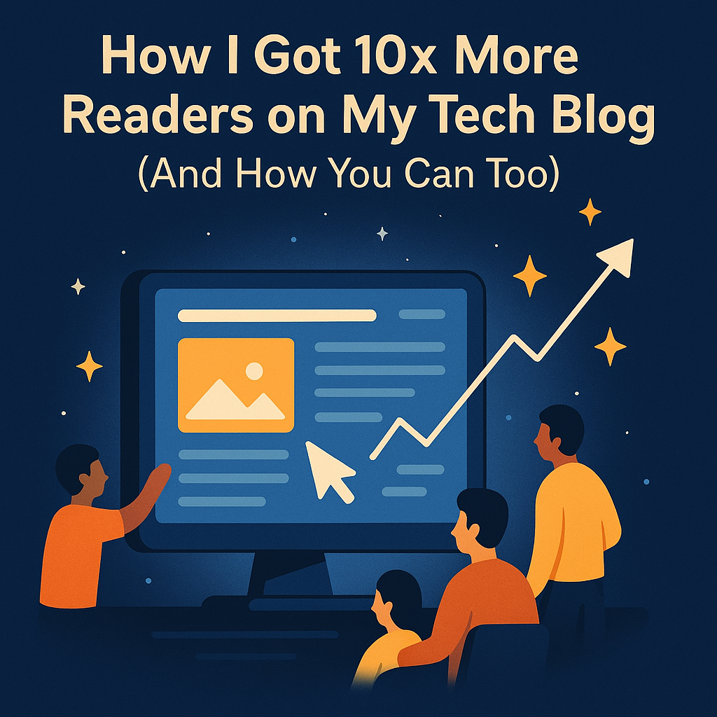 📈 How I Got 10x More Readers on My Tech Blog (And How You Can Too) | by bbang | May, 2025 | Medium